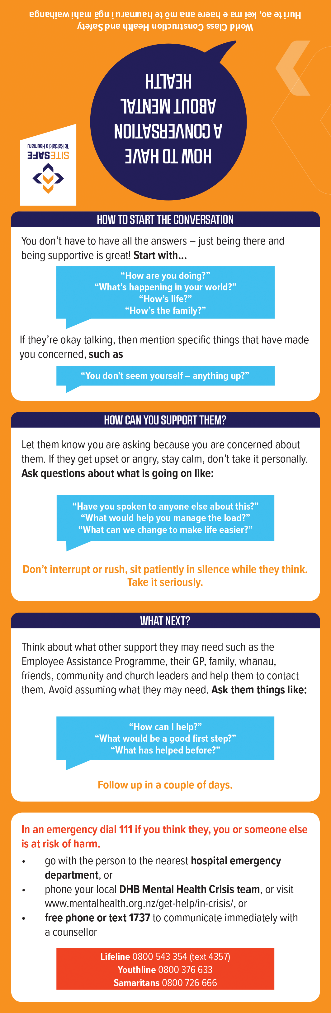 Pocket Guide To Mental Health Conversations For Online Placemakers