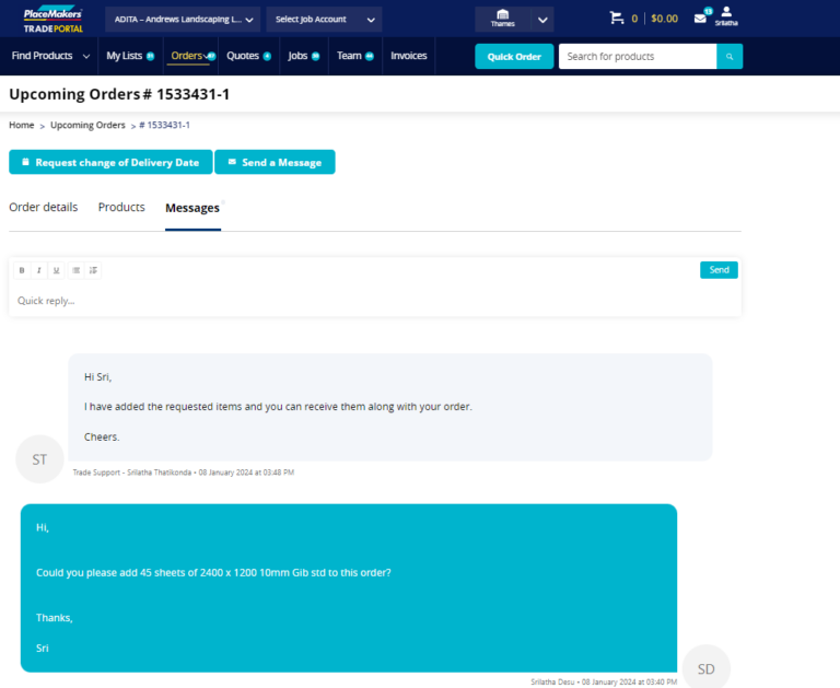 Next level trade support - PlaceMakers